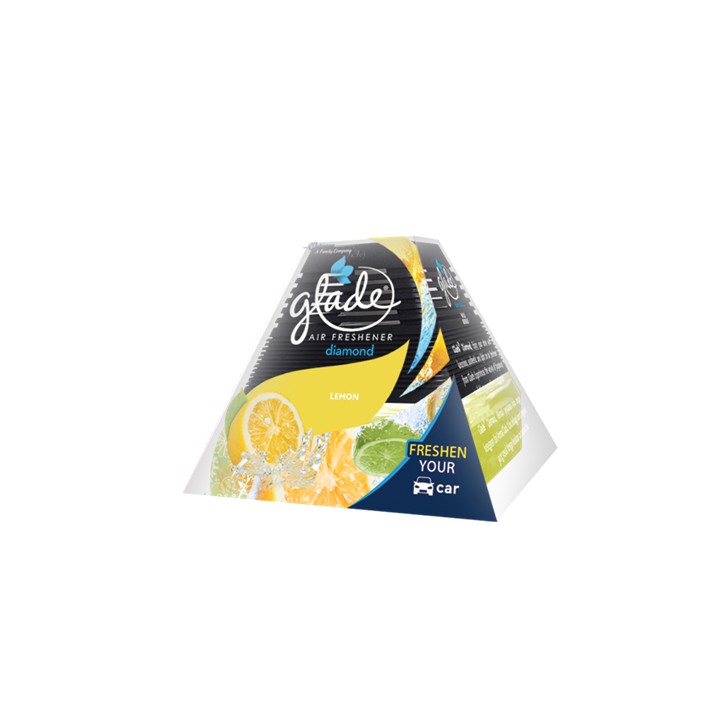 Jual Glade Diamond Car Freshener Lemon 80 ml | Shopee Indonesia