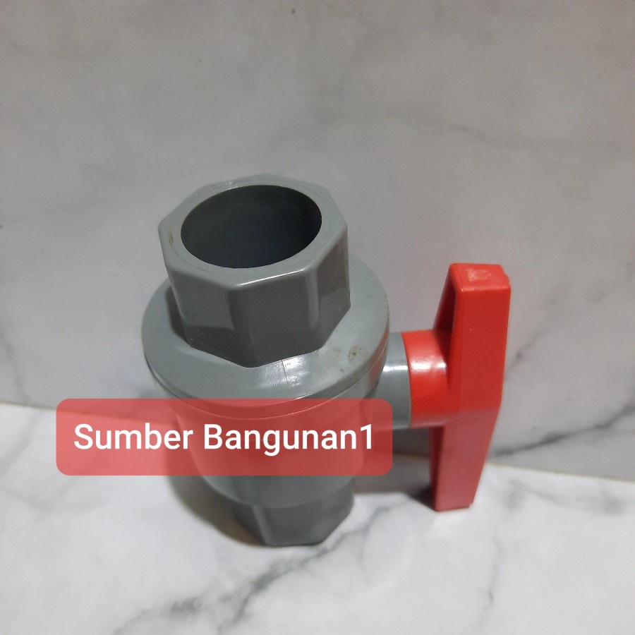 Jual Stop kran 3/4" sambungan keran pipa pralon 3/4 inch tebal plastik ...