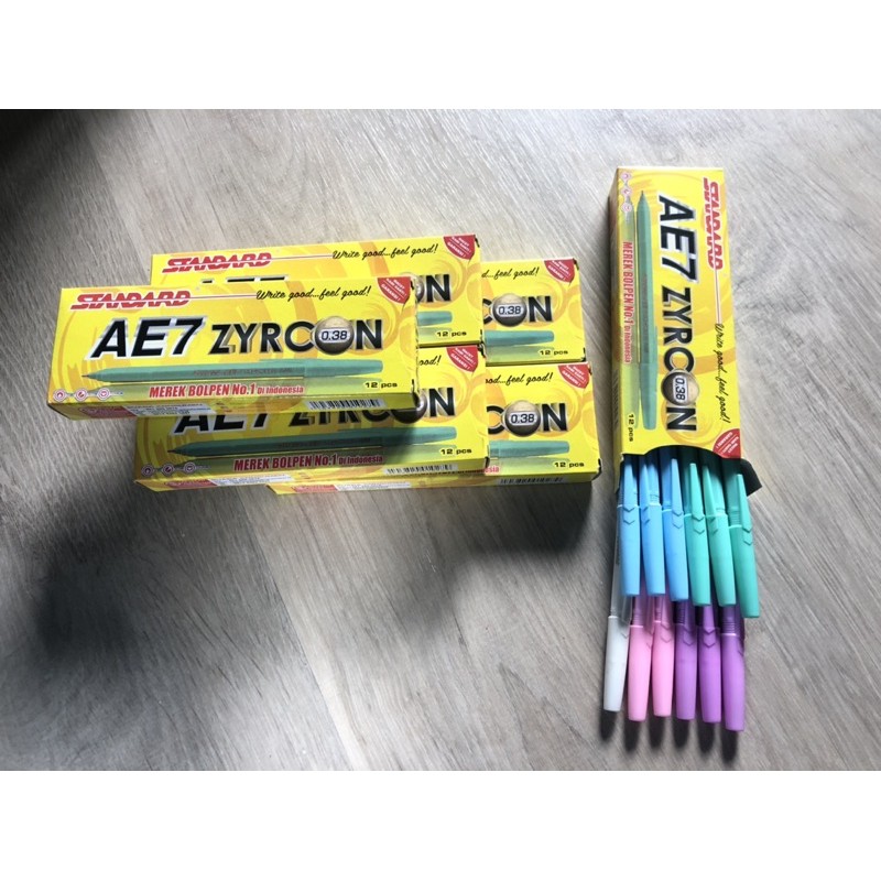 Jual bolpen STANDARD AE7 ZYRCON (BLACK) | Shopee Indonesia