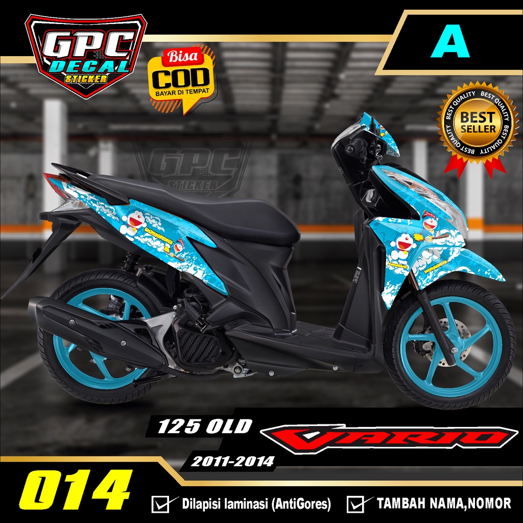 Jual Decal Sticker FullBody Vario Old 125 2011/2012/2013/2014 -Desain ...