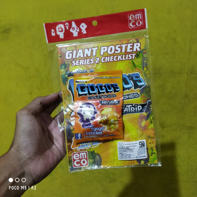 Jual gogos gogo's crazy bones megatrip giant poster series 2 cheklist ...