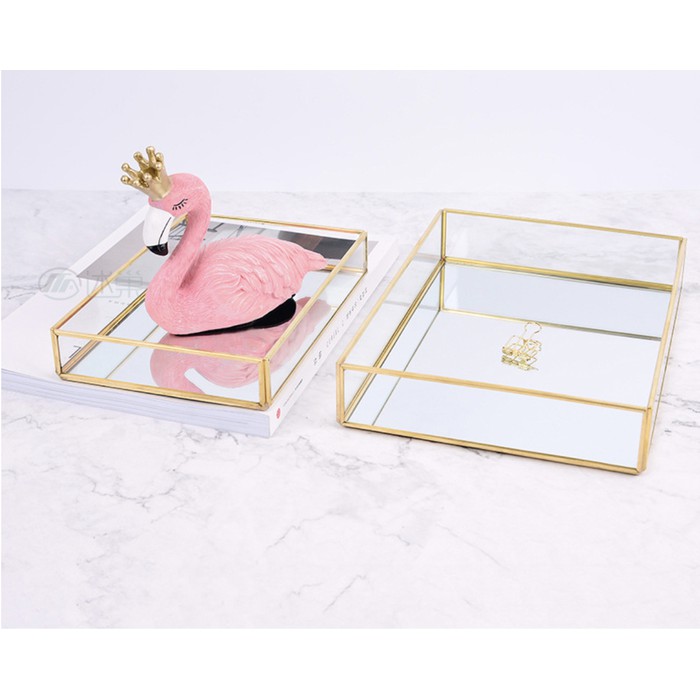 Jual storage rectangle tray tool Elegant Quality pajangan meja decor ...