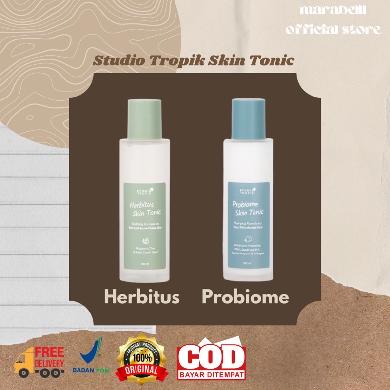 Jual STUDIO TROPIK Skin Tonic Herbitus | Probiome | Shopee Indonesia