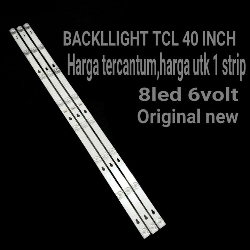 Jual 1pcs lampu backlight TCL 40 inch 40" L40D2900 40D2900 8k 6volt 6v ...