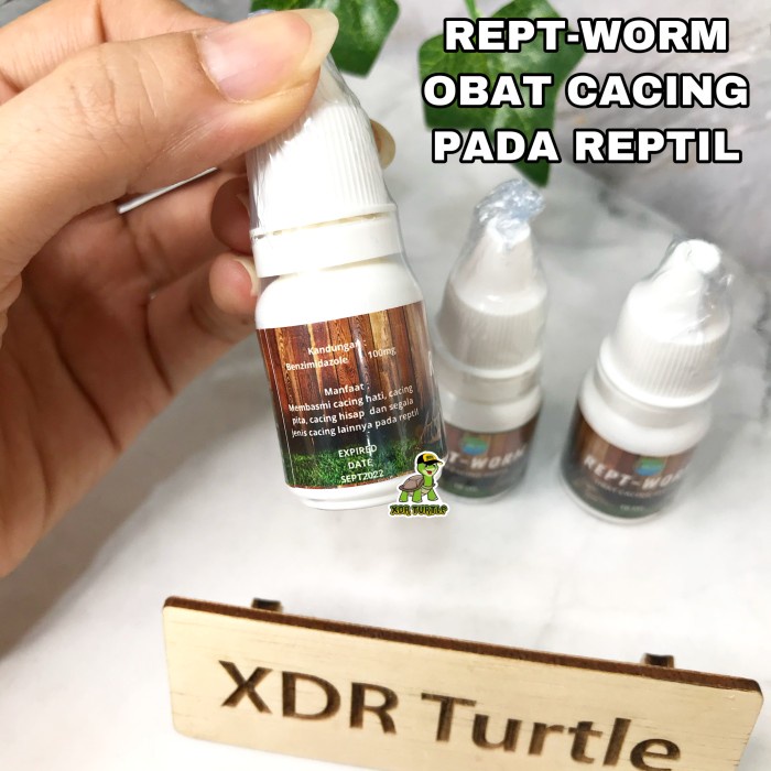 Jual Reptil-Vitamin-Obat- Rept-Worm Obat Cacing Reptil Kura Darat ...