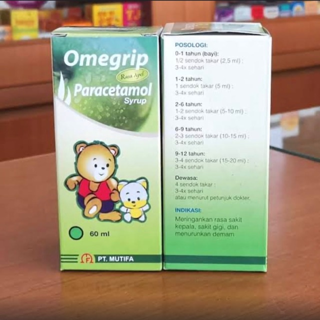 Jual Omegrip Paracetamol Syrup 60 ml | Shopee Indonesia