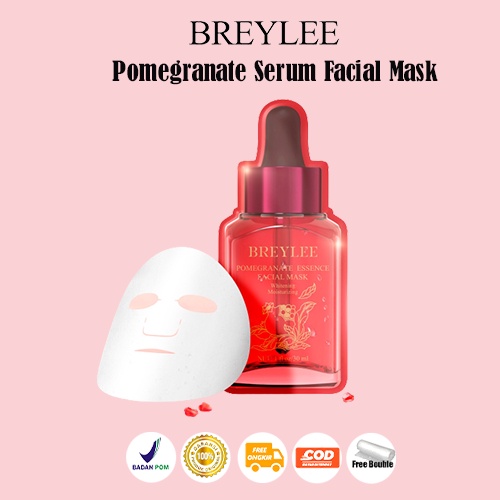 Jual BREYLEE Pomegranate Serum Facial Mask 30 ML (CLEARANCE = 05.2024 ...