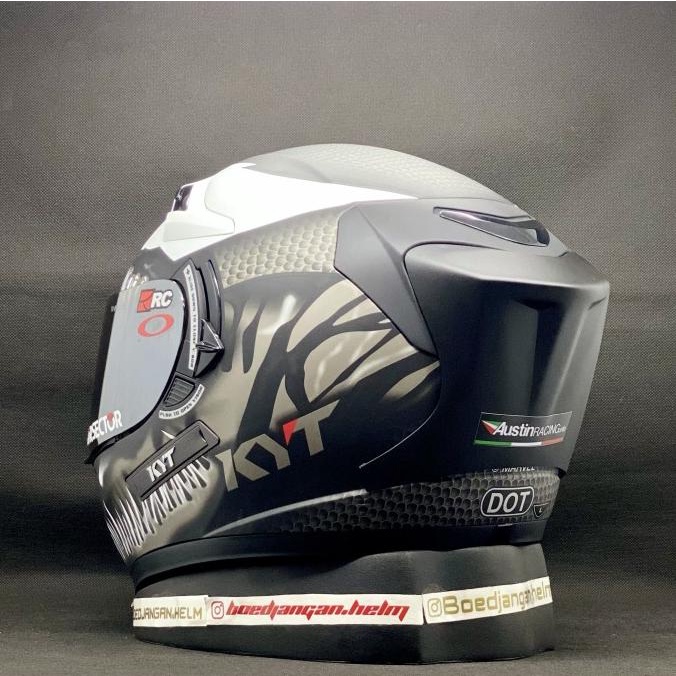 Jual HELM KYT K2 VENOM BLACK DOFF - FULL FACE - DOUBLE VISOR Stok Baru ...