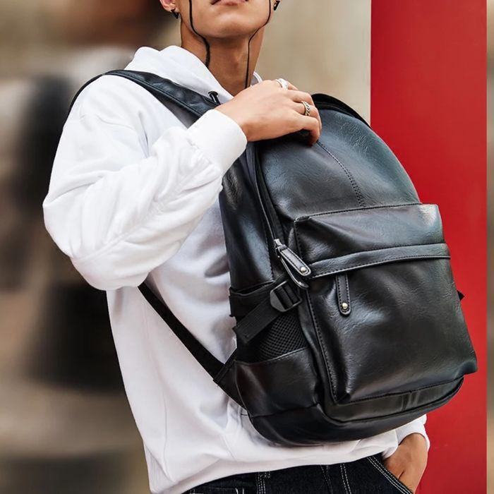 Jual Tas Ransel Kulit Pria Tas Pria Tas Punggung Cowok keren terbaru ...