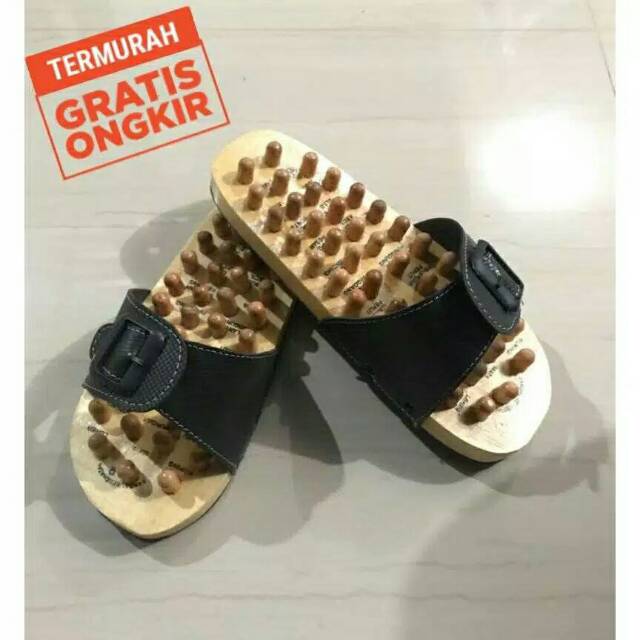 Jual SANDAL KESEHATAN / REFLEKSI ( SANDAL KAYU ) | Shopee Indonesia