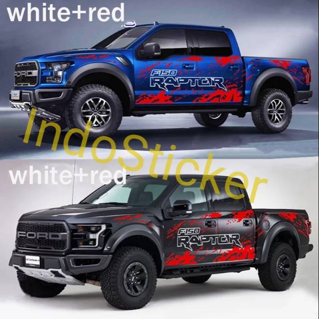 Jual Stiker mobil bercak cakaran raptor striping sticker stiker mobil ...