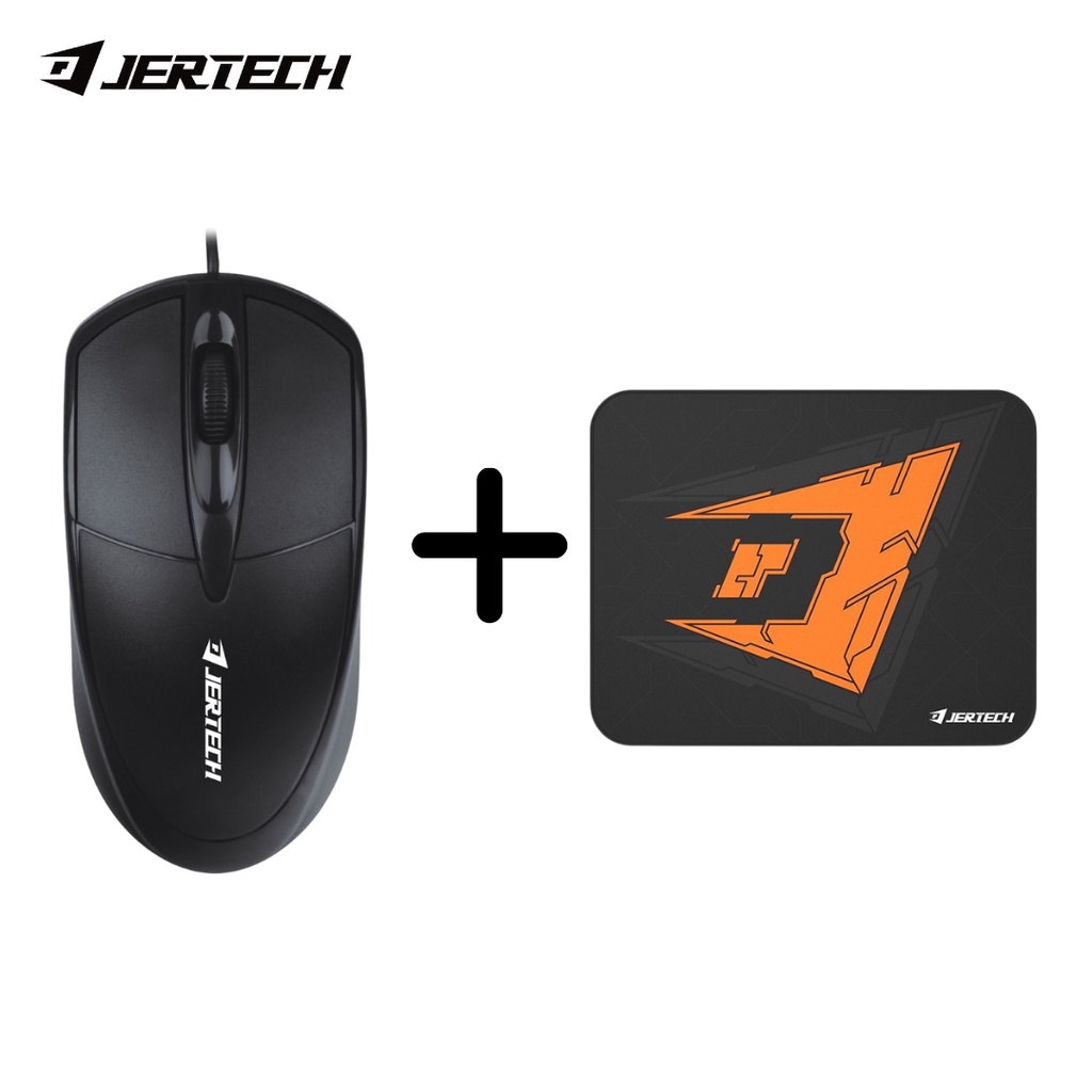 Jual JERTECH Paket Bundle Mouse M110 Plus Mousepad MP32 Professional ...
