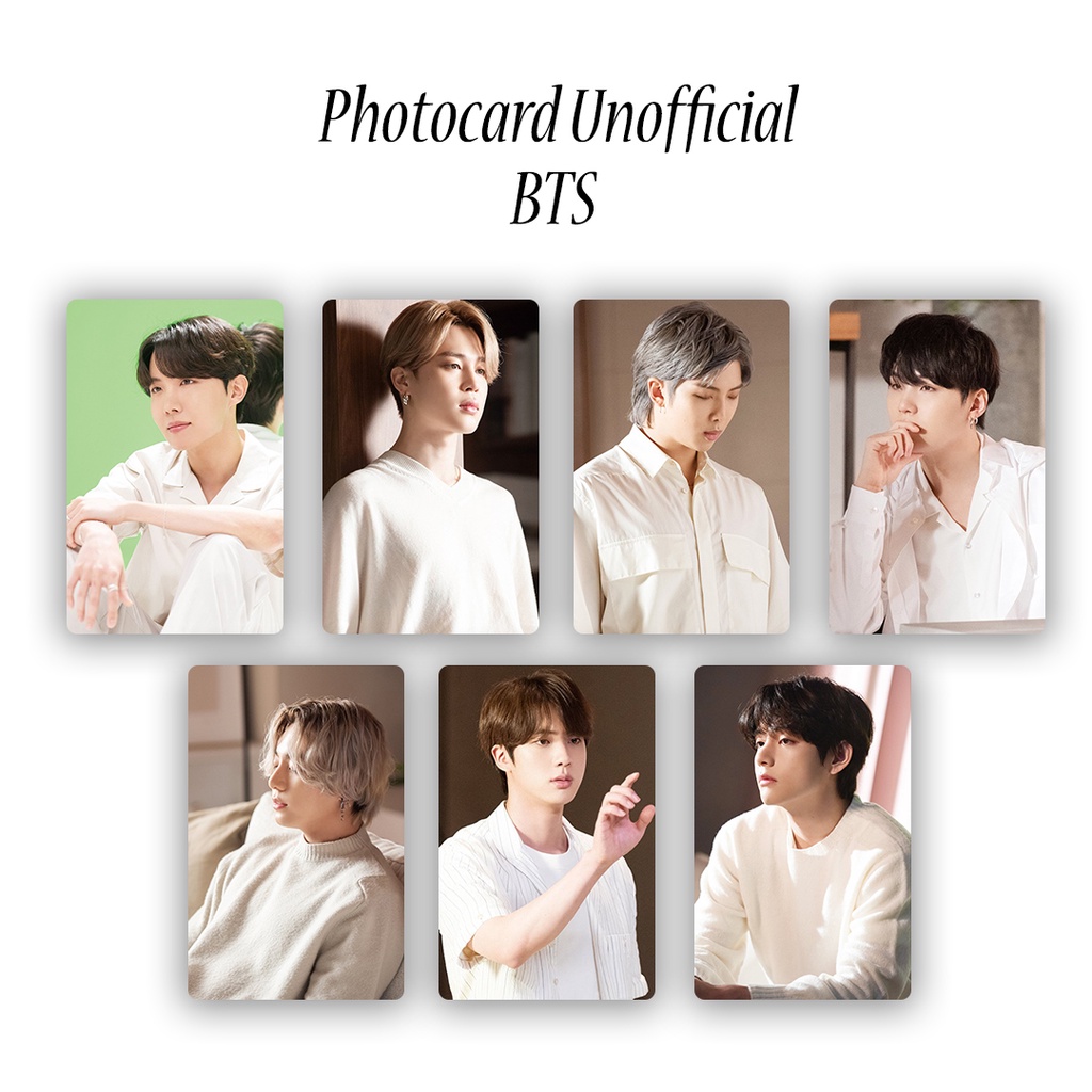 Jual photocard bts unofficial / fotocard bts 2021 / foto bts murah / pc ...