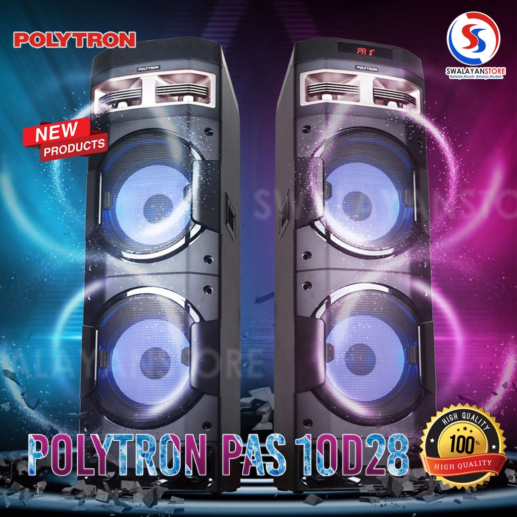 Jual Speaker Polytron Pas 10d28 10d28 Super Ngebass Shopee Indonesia