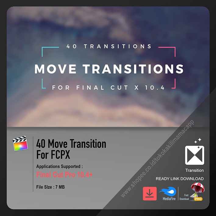 Jual 40 Move Transition for FCPX | Shopee Indonesia