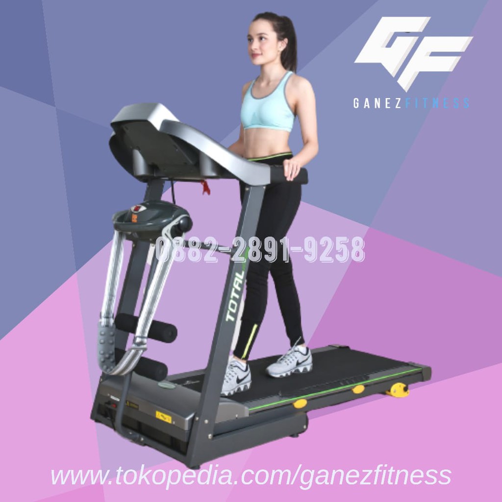 Jual Alat Fitness Treadmill Elektrik 2Hp TL 288 | Shopee Indonesia