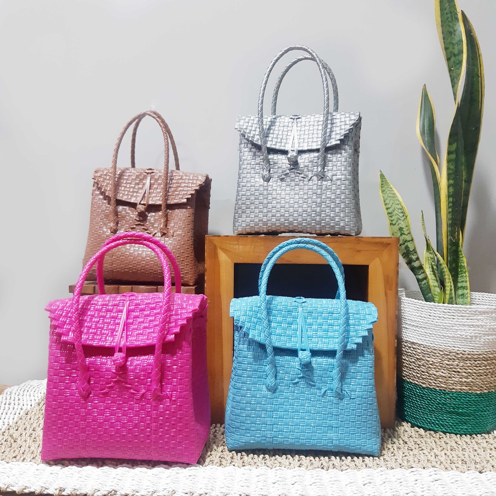 Jual WABBING BAG ANYAMAN TAS TUTUP TOTE BAG | Shopee Indonesia