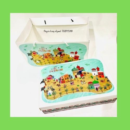 Jual Box Sekat Kuker Hampers Lebaran Box Dus Kue Kering Kotak Hampers ...