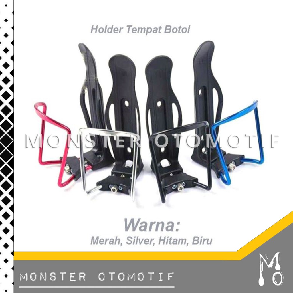 Jual Tempat Botol Minum MOTOR / Holder Botol MOTOR Adjustable PNP ...