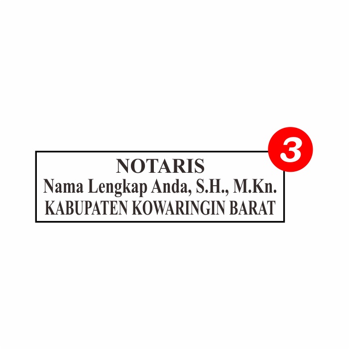 Jual Stempel Tanda Terima Notaris / PPAT | Shopee Indonesia