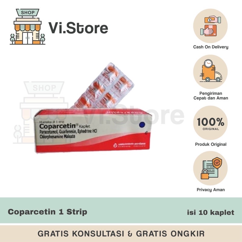 Jual Coparcetin 1 strip isi 10 tablet | Shopee Indonesia