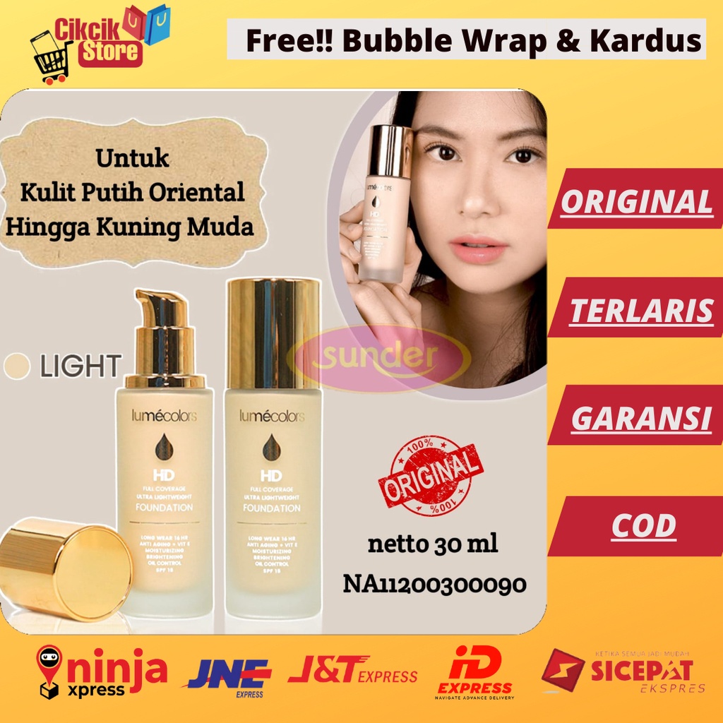 Jual Foundation LIGHT Lumecolors Untuk Kulit Putih Oriental Putih ...
