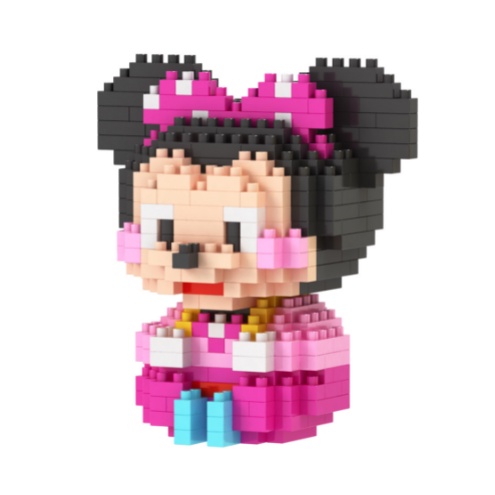 Jual Mini Nano Block Mini Mickey Mouse Minnie Mainan Balok 3D Lboyu ...
