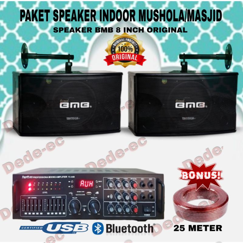 Jual Paket Speaker indoor masjid/Mushola speaker BMB 10 Inch original ...