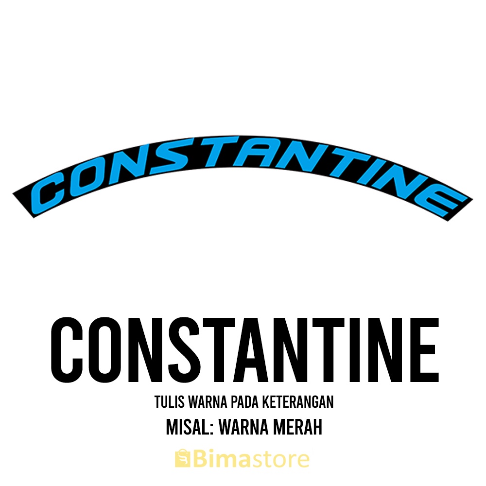 Jual Sticker Decal Rims Sepeda CONSTANTINE | Lebar 1 - 3 cm | Diameter ...