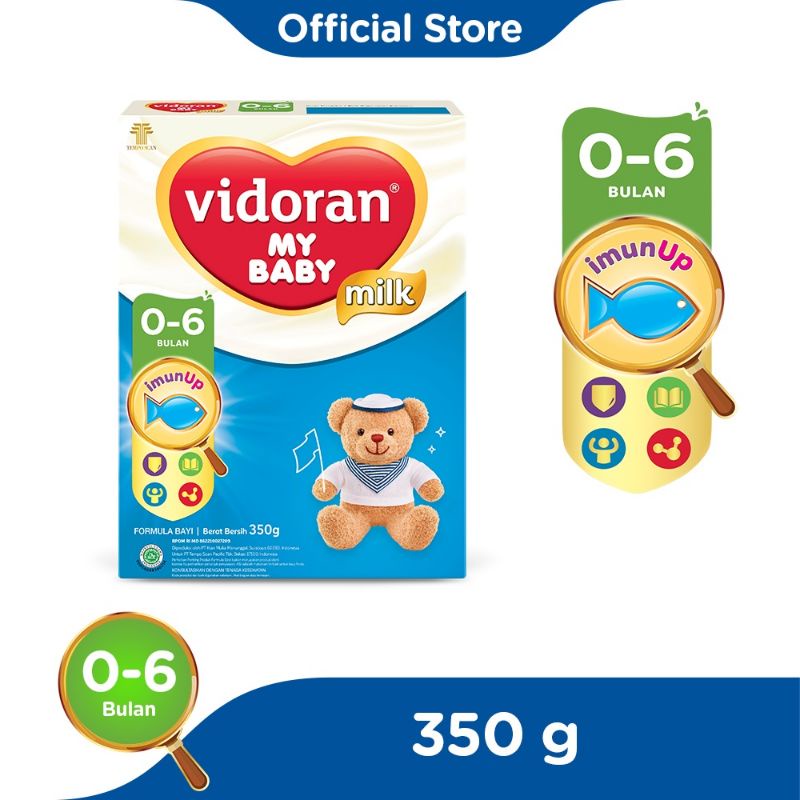 Jual Susu Vidoran My Baby 0-6 bulan 350g dan 600g | Shopee Indonesia