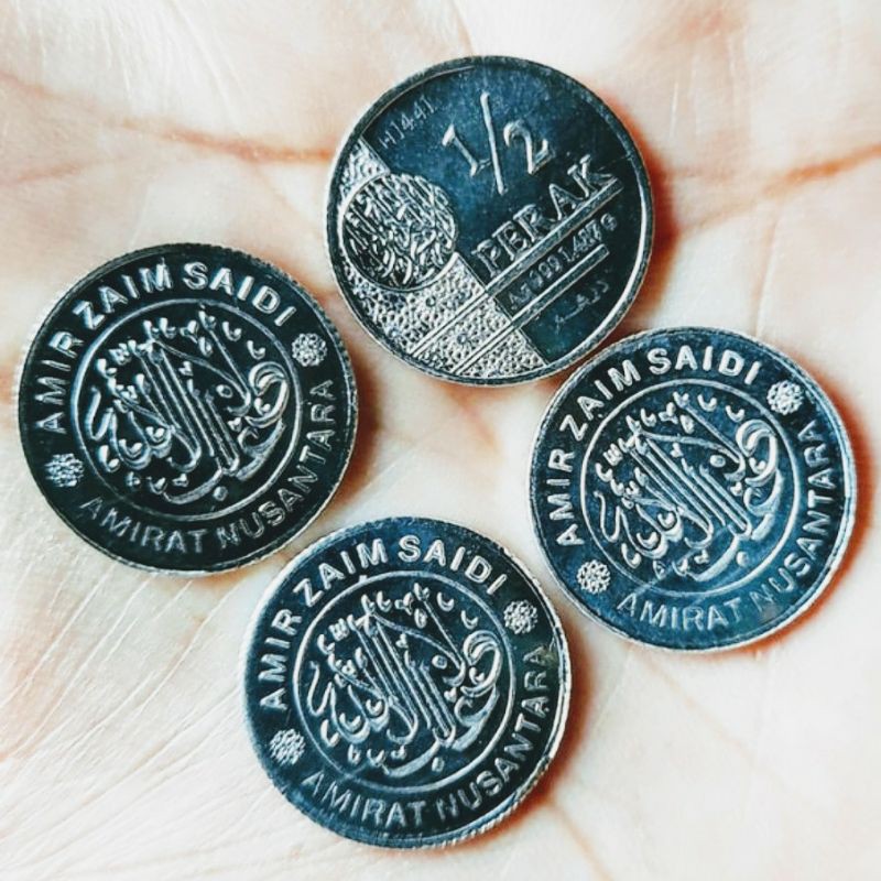 Jual Koin Nisfu Dirham Perak Amirat Nusantara | Shopee Indonesia