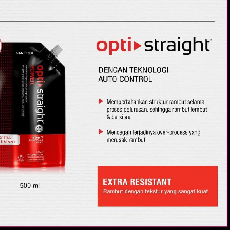 Jual MATRIX OPTI STRAIGHT step1 / Obat Rebonding Smoothing Pelurus ...
