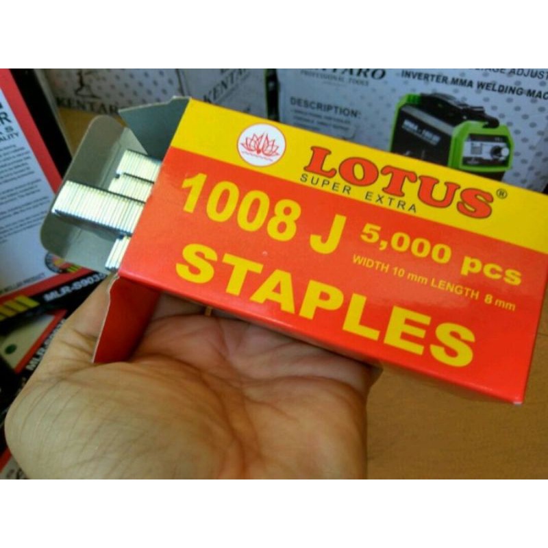Jual Refill Isi Staples 1008J Paku Tembak Jok Meubel Gun Tacker Tipe U ...