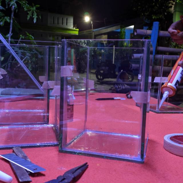 Jual Aquarium mini / soliter cupang | Shopee Indonesia