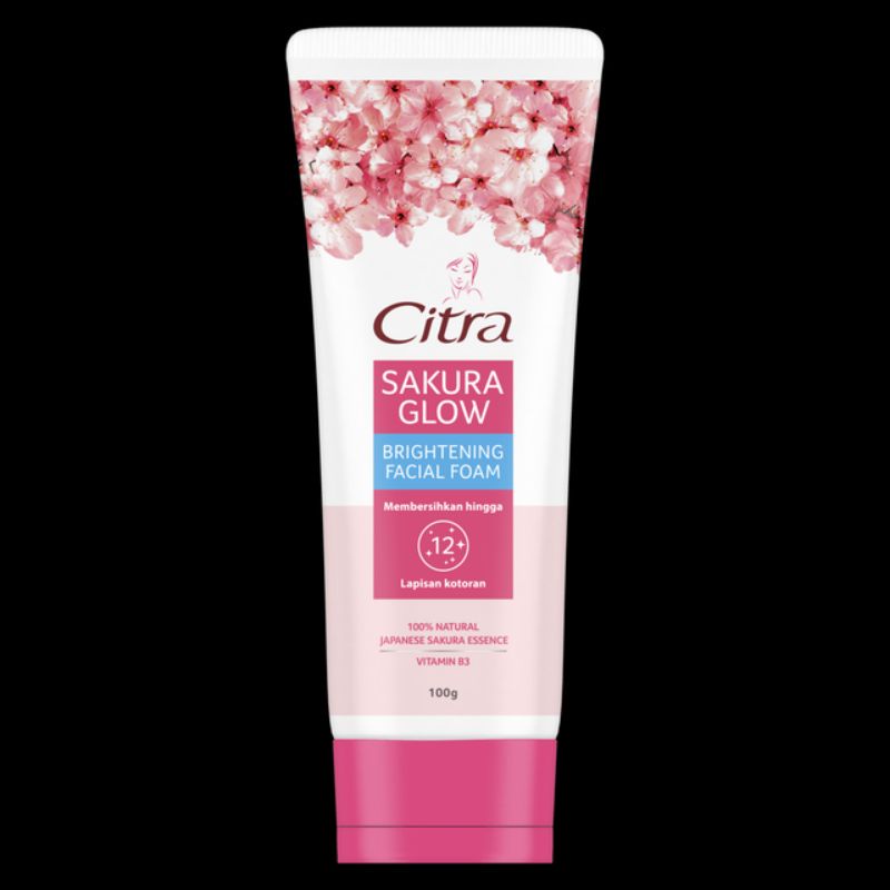Jual Citra Facial Foam Pearly Glow, Green Tea, Sakura Glow 100ml ...