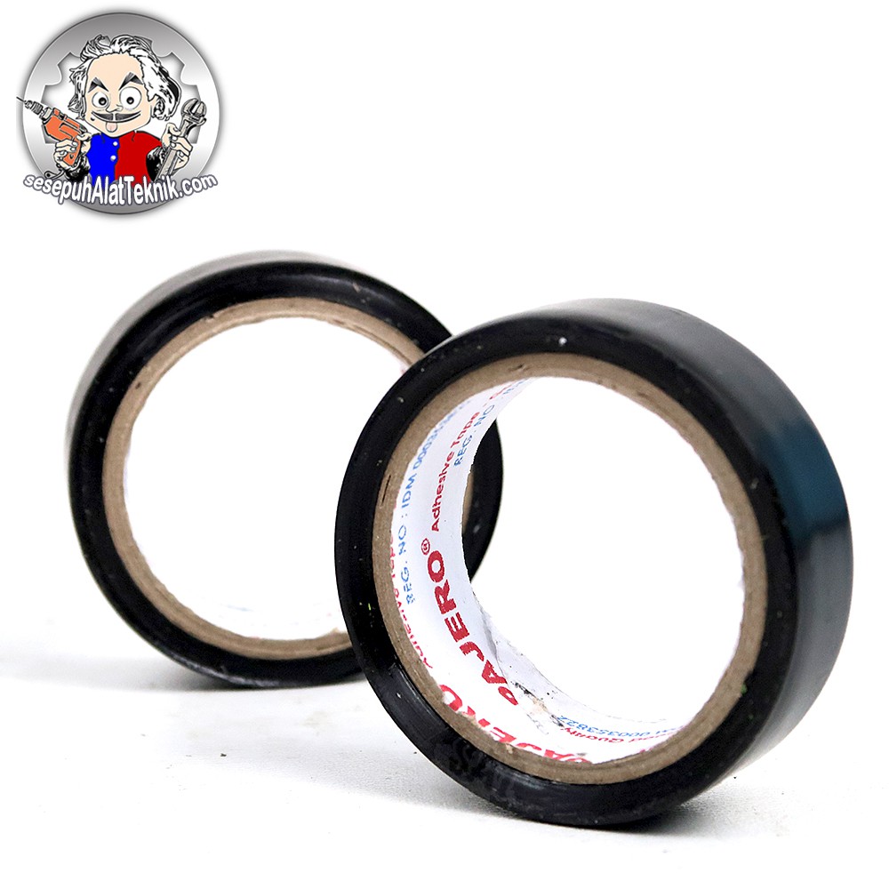 Jual Isolasi Listrik / Selotip / Lakban Hitam Kecil PAJERO | Shopee ...