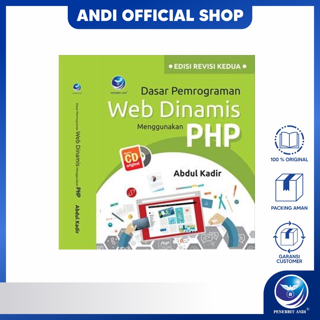 Jual Penerbit Andi - Dasar Pemrograman Web Dinamis Menggunakan PHP (Ed ...