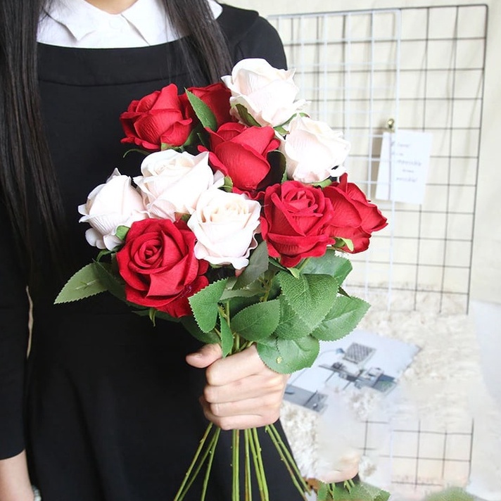 Jual Bunga Mawar Artificial - Bunga Untuk Buket Wisuda - Bunga Mawar ...