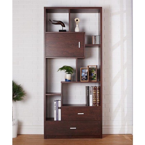 Jual lemari rak pajangan, rak buku new, hiasan display minimalis kayu ...