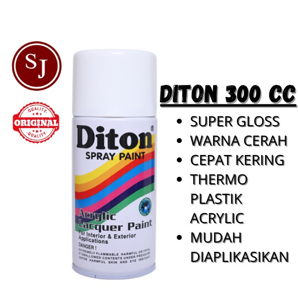 Jual Cat Semprot Diton Warna Standar (300 cc) | Shopee Indonesia