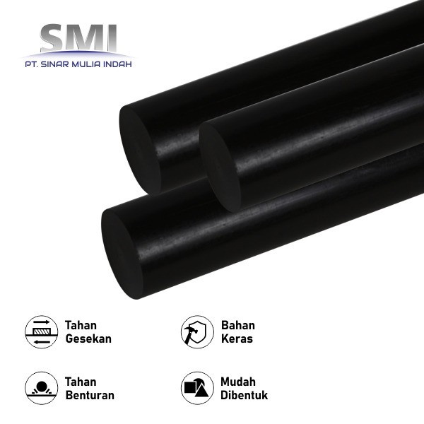 Jual AS Nylon MC Black Warna Hitam Ukuran 70 MM x 1 Meter - SMI Store | Shopee Indonesia
