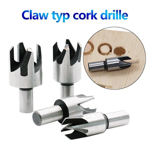 Jual Paket 4 pcs Mata Bor Dowel Kayu Claw Cork Drill Alat Tekan Kayu ...