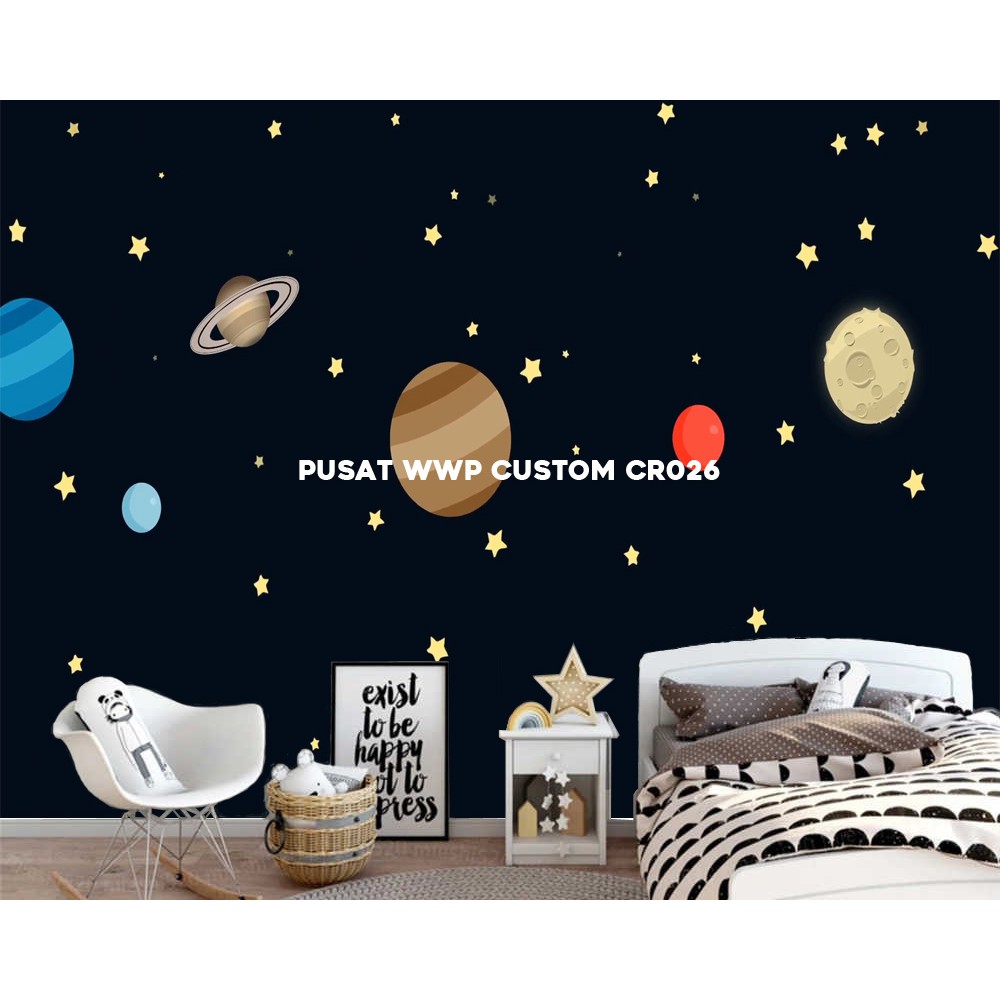 Jual wallbaner/banner 3D WALLPAPER CUSTOM Mural Photowall Background ...