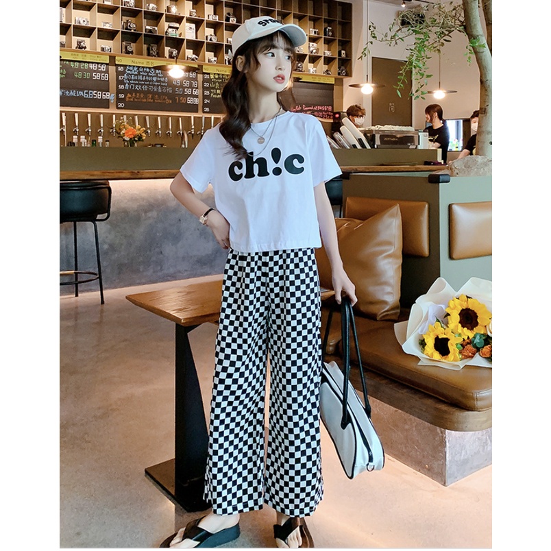 Jual babyfit baju CHIC LINE blus atasan crop top dengan celana panjang ...
