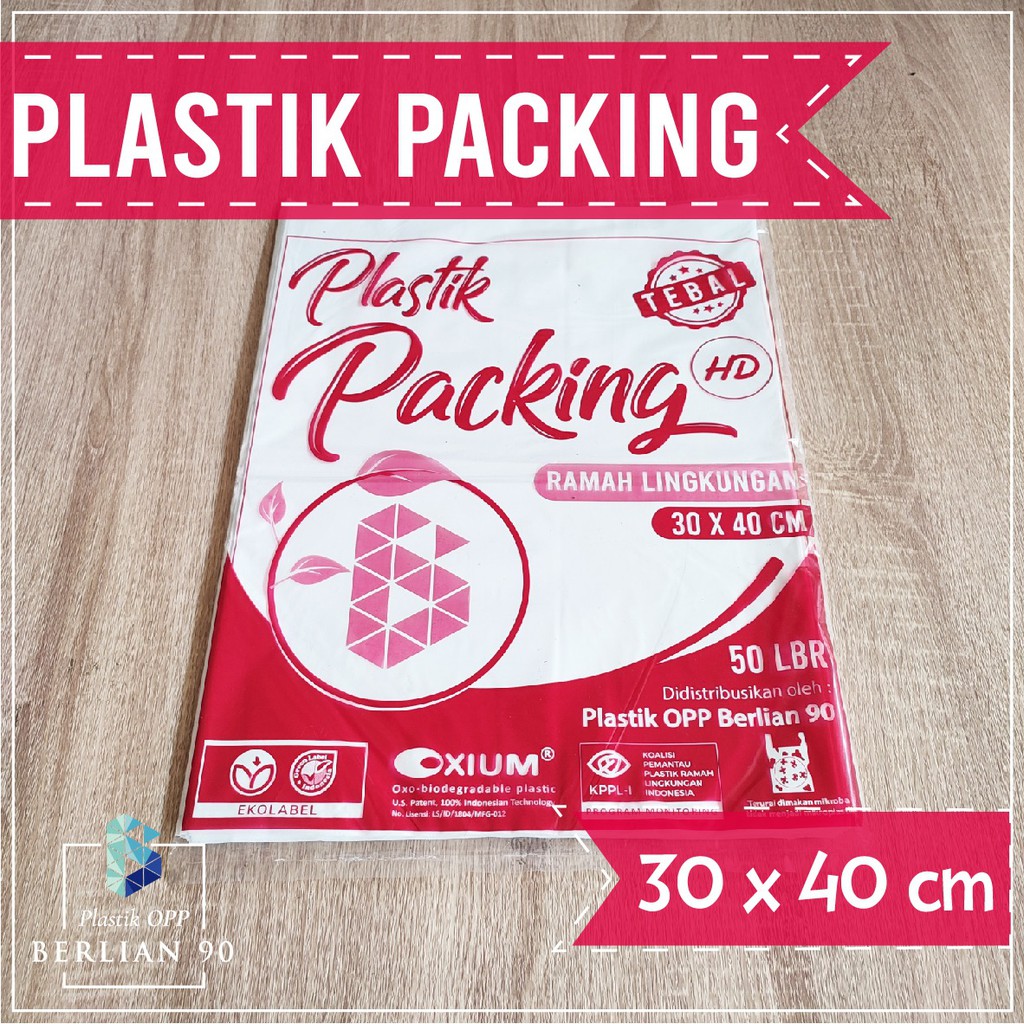 Jual ( PACK ) Plastik Packing Olshop 30x40 cm Putih / Plastik HD Tanpa ...