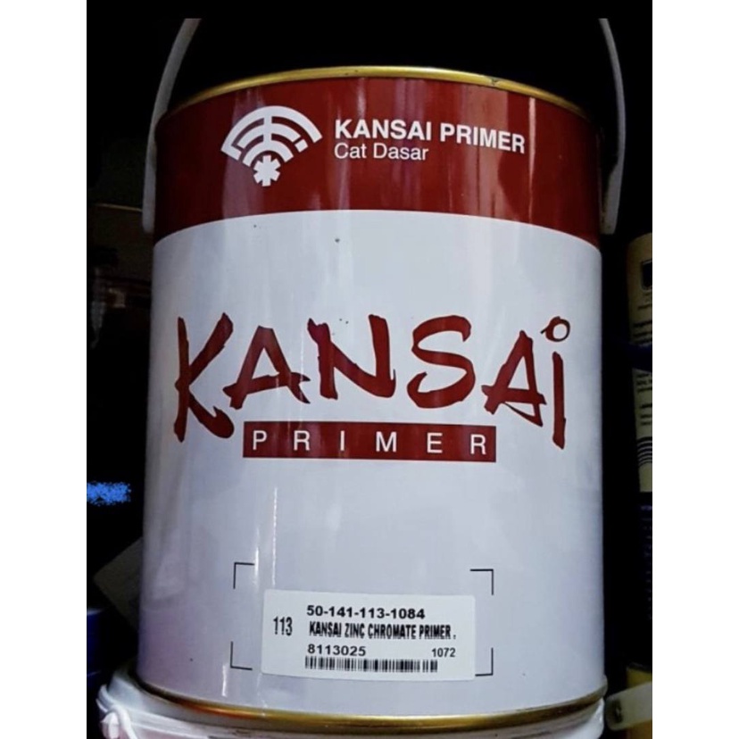 Jual CAT DASAR MENI BESI KANSAI PAINT PRIMER GREY GREEN RED OXIDE 1 KG ...