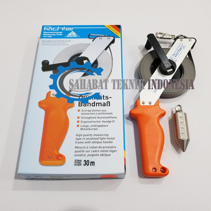 Jual Jual Oil Sounding TAPE RICHTER 30 Meter - Meteran Minyak Ritcher ...