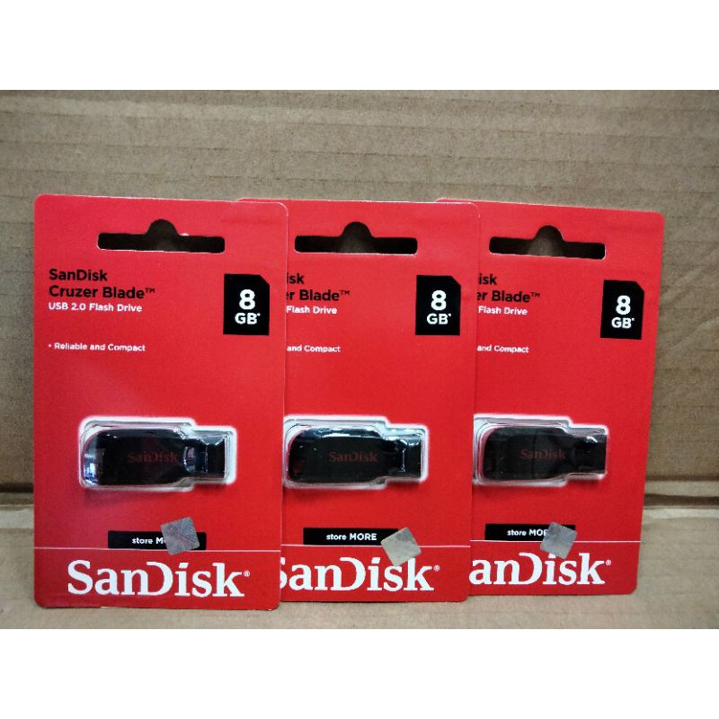 Jual Sandisk Flashdisk Cruzer Blade 8GB Original | Shopee Indonesia