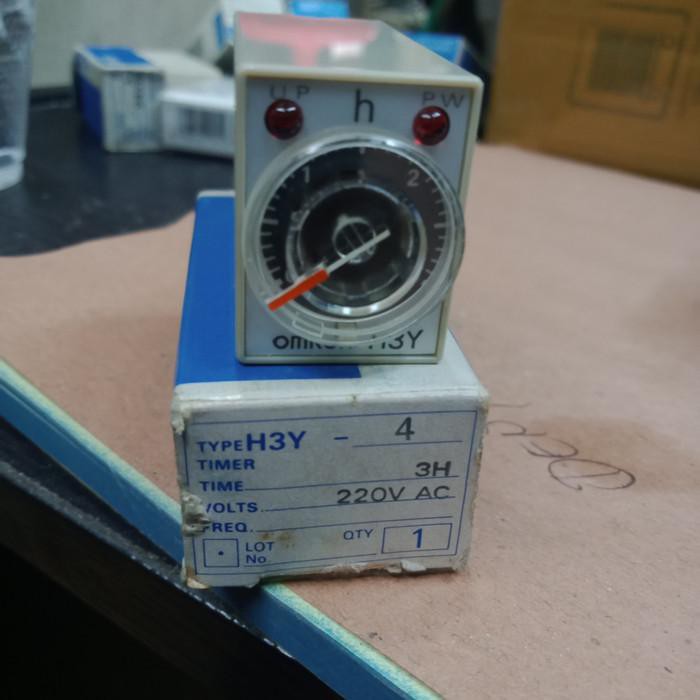 Jual TIMER OMRON H3Y-4 3H 3JAm 220VaC/OMRON H3Y-4 3H 3Jam 220VAc Murah ...