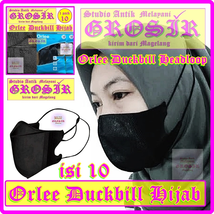 Jual MASKER ORLEE DUCKBILL hijab isi 10 - 24900 - ORLEE DUCKBILL ...